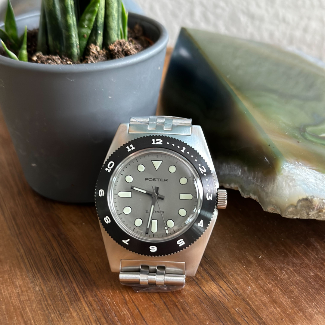 11 Atmos Skin Diver — Gray – Foster Watch Co.