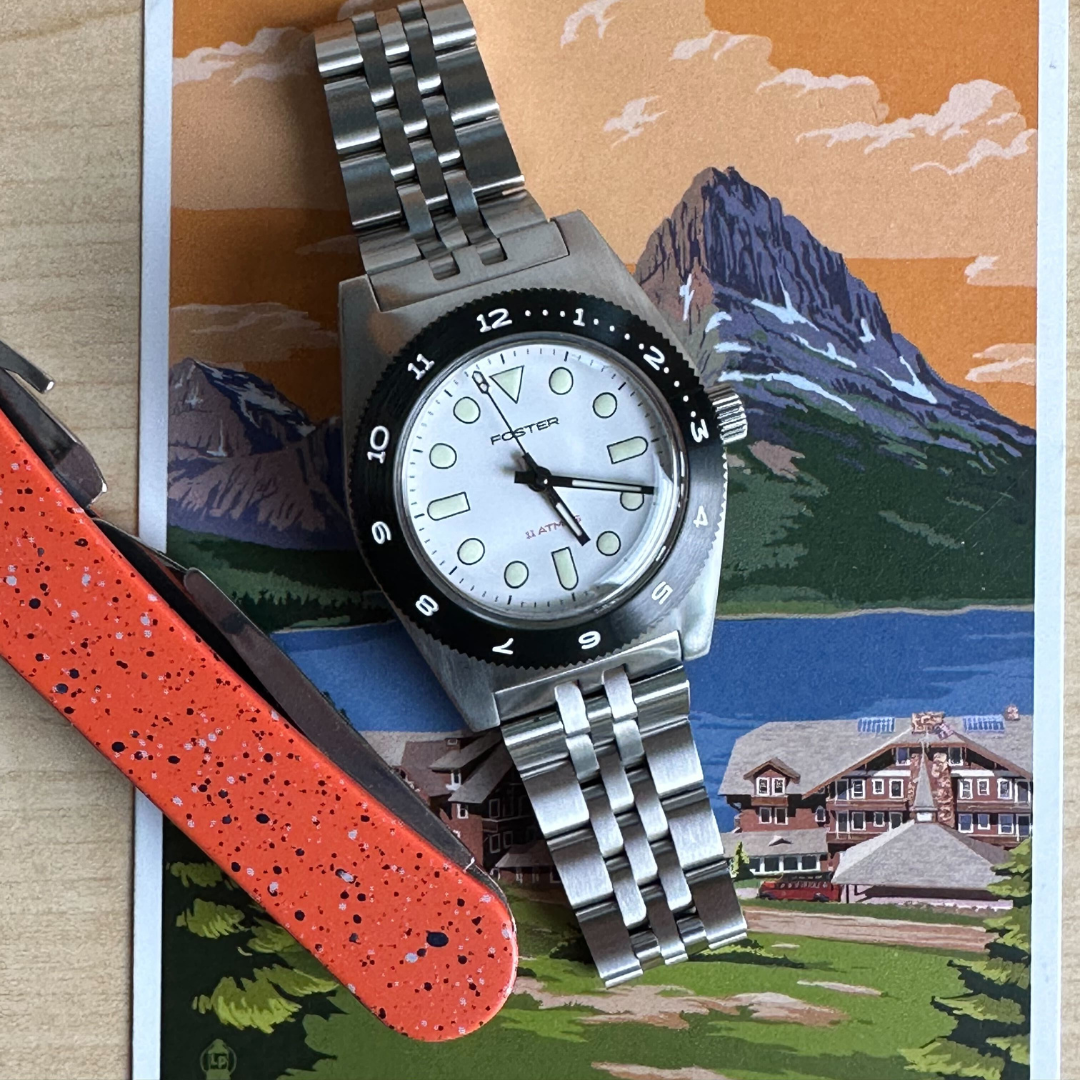 11 Atmos Skin Diver — White – Foster Watch Co.
